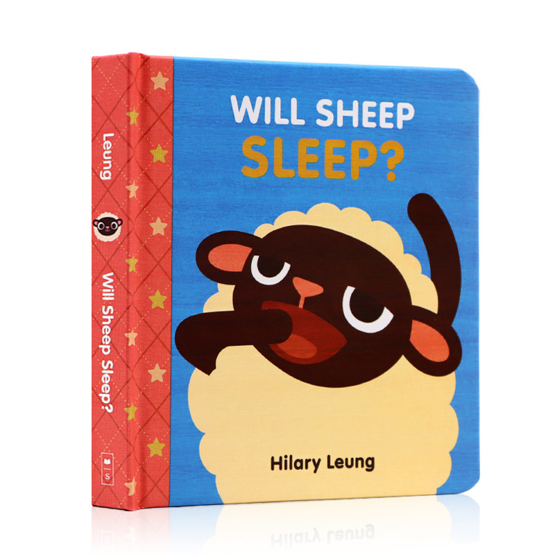 学乐绵羊会睡觉吗 WILL SHEEP SLEEP?幼儿童启蒙认知早教绘本宝宝睡前故事益智纸板书亲子共读培养睡前习惯进口英文原版绘本_虎窝淘