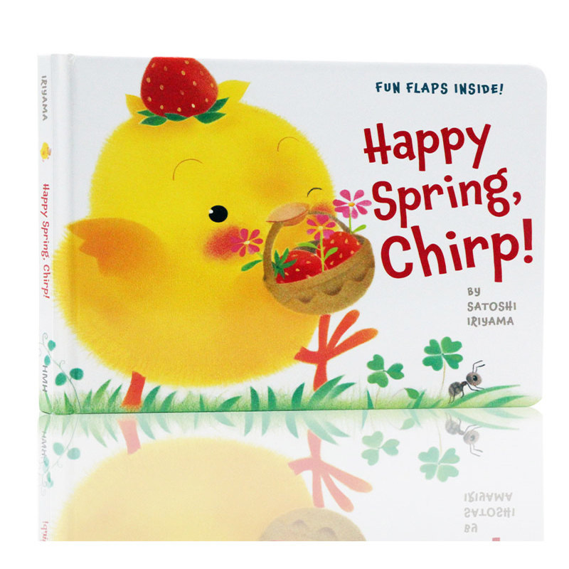 进口英文原版正版 Happy Spring, Chirp!快乐的春天小鸡球球帮妈妈做事儿童启蒙精装图画翻翻书亲子共读物睡前故事启蒙早教_虎窝淘