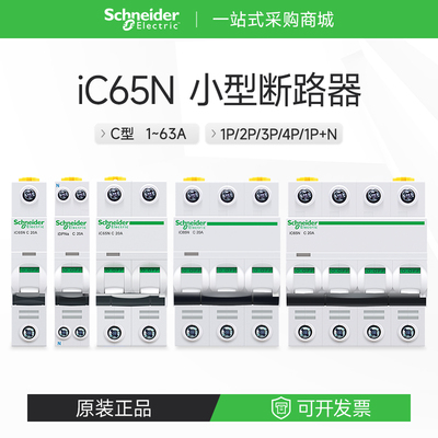 施耐德电气安全断路器空气开关2P