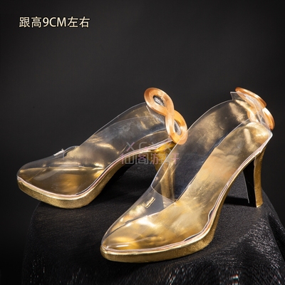 仙阁游轩鸣潮莫宁鞋星炬学院教授透明高跟鞋cosplay游戏漫展鞋子