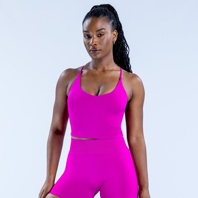 DFYNE Dynamic Strappy Top短款交叉美背背心（原袋原标）