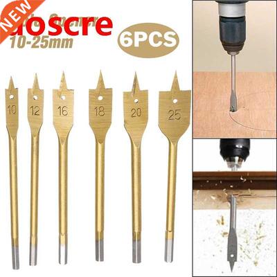 1/4 Inch Hex Shank Spade Drill Bit Set Wood He Saw Cutter