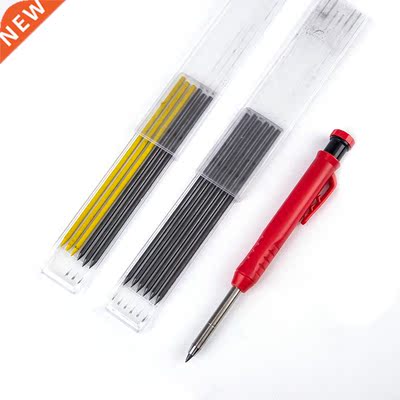 Solid Carpenter Pencil Refill Leads Built-in Sharpener Deep