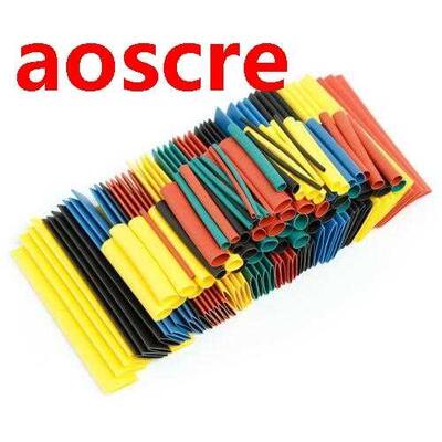 328PcsSleeving Wrap Wire Car Electrical Shrinkable Cable Tub