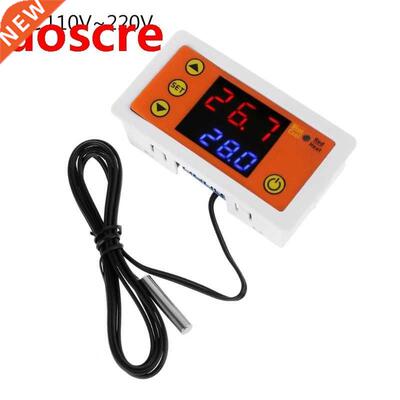 Digital Thermostat C/F Heating Cooling AC110V-220V DC12V Tem