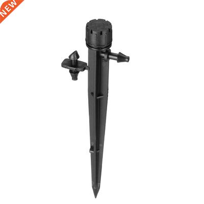 15 Pcs Black Adjustable Spray Drippers, 360 Degree Micro Emi