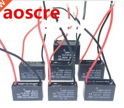 1pcs/Lot CBB61 starting capacitor 1uF 1.2uF 1.5uF 2uF 2.5uF