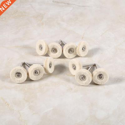 10 Pieces 25Mm Felt Installation Polishing Pad Jewelry Polis