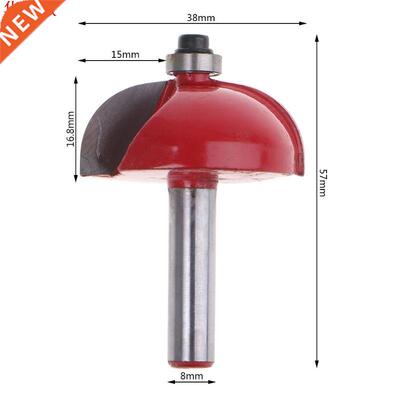 8mm Shank Chamfer Bevel Edging Router Bit Bearing Sharpening