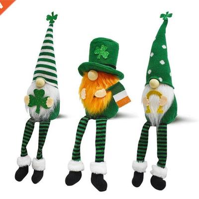 Adorable . Patrick's Day Faceless Long Bear Doll Decorat