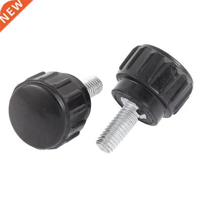 M4 x 10mm Round Head Screw On Thumbscrews Knurled Clamping K