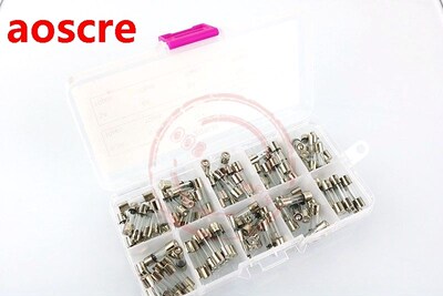 100pcs/lot 5x20mm 5*20mm Glass Fuses 0.2/0.5/1/2/3/5/6/8/10/