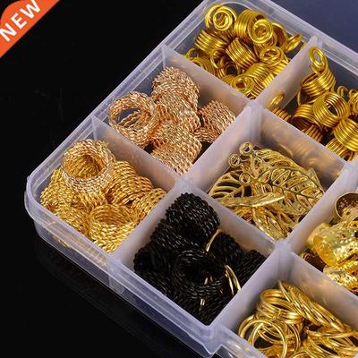 200Pcs Hair Coil Dreadlocks Hair Braid Rings Dreadlocks Hair