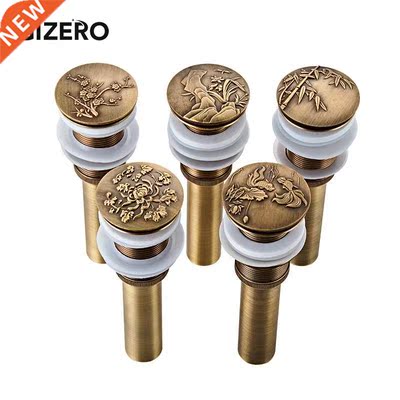 Bathroom Lavatory Basin Sink Pop Up Drain Antique Finish Br