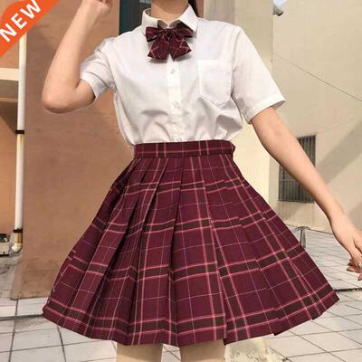 Japanese Women Jk Skirts High Waist Students School Uniform