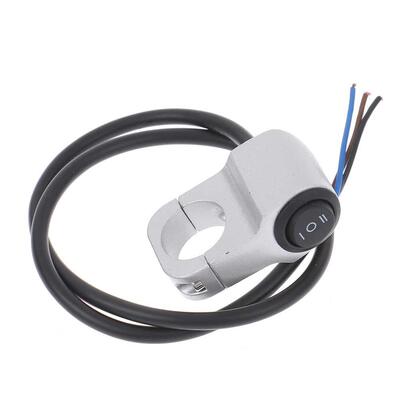 22cm 7/8in Aluminum Alloy Motorcycle Handlebar Headlight Swi