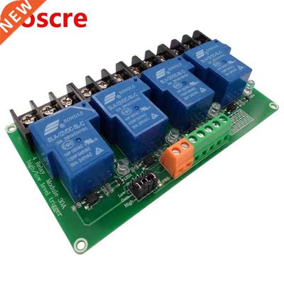 four 4 channel relay module 30A with optocoupler isolation 5