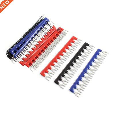15 Pcs Fork Type 12 Postions Terminal Strip Jumper 400V 10A