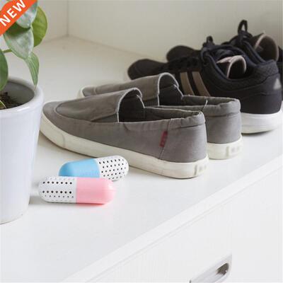 2PCS Capsule Shape Desiccant Shoe Deodorant Dryer Deodorizer
