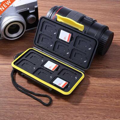 ALLOYSEED 12 Slots Waterproof Memory Card Carrying Case SD C