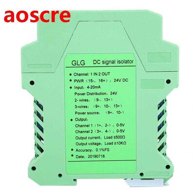 DC Signal Isolator 4~20mA Module Signal Isolator Transmitter