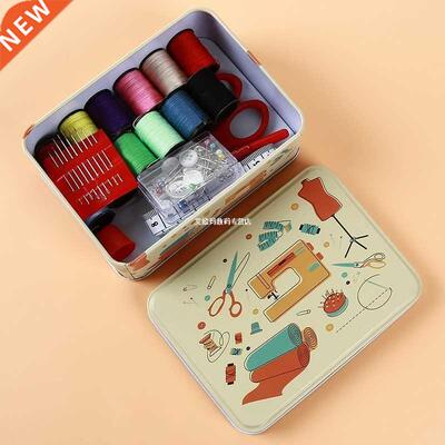 Popular Metal Iron Box Cosmetic Box Sewing Kit Tin Box Threa
