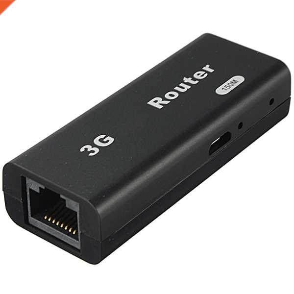 MINI 3G WIFI Hotspot IEEE 802.11b/g/n 150Mbps USB Router Bla_虎窝淘