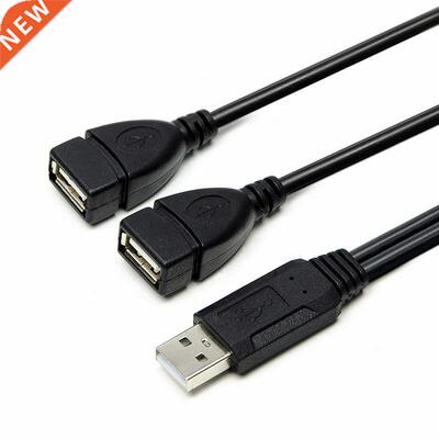 40cm USB 2.0 Male To Dual USB Female Jack Splitter 2 Port US