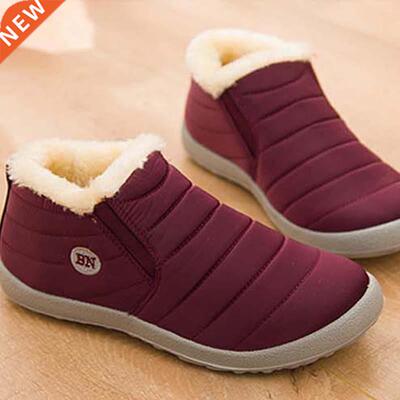 Vulcanized Shoes Women Slip On Waterproof Shoes Fashion Brea