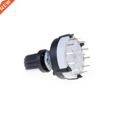 4P3T Single Deck Rotary Switch Band Selector 4 Pole 3 Positi