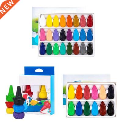 Finger Crayons for Children Toddlers 24 Colors 12 Colors 6 C