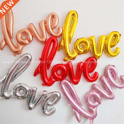 Lgatures Love Letter Fol Balloon Annversary Weddng Valen