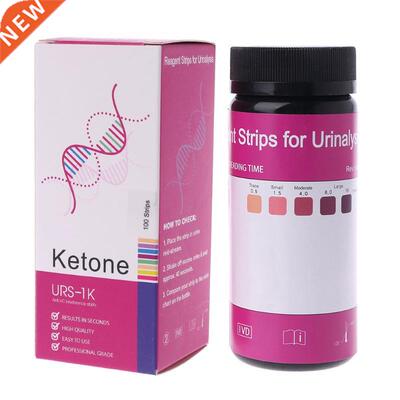 100 Strips/Set Ketone Test Strips Urine Tester Reagent Strip