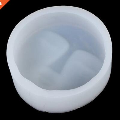 Frosty Face Candle Silicone Mold Simple Face Design Aromathe