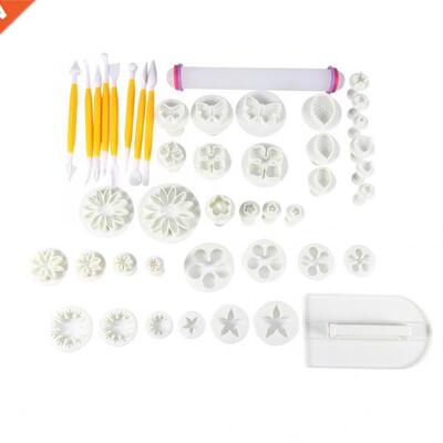 Set of 46 Cutters Cake Decoration Baking Sugarcraft Clay Fo