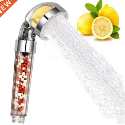 Bathroom Ionic Mineral Beads Shower Head with Vitamin C Show