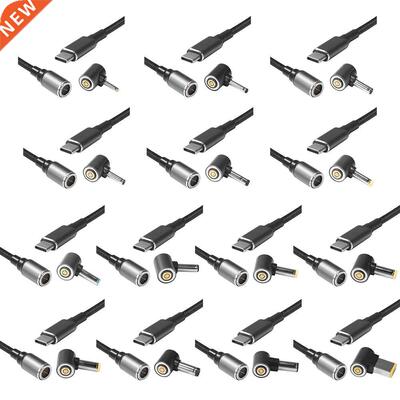 100W PD to DC Type-C Male Cable+Adapter Laptop Notebook Char