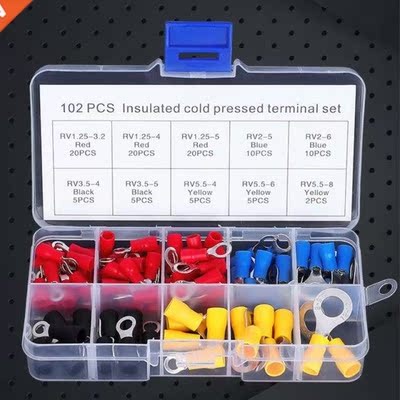 102 Pcs Electrical Wire Connector Quick Disconnect Solderles