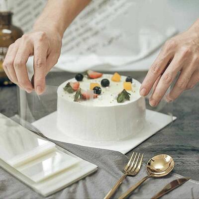 Self-adhesive Acetate Film 10PCS Clear Plastic Sheet Collars