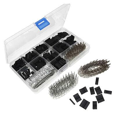 620pcs Wire Cable Jumper Pin Header Connector Housing Kit Ma