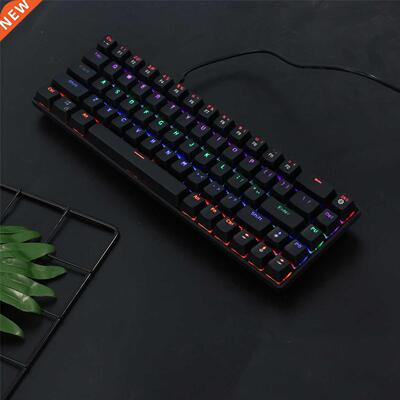 Gaming Mechanical Keyboard Computer Keyboards Gamer LED 68-k