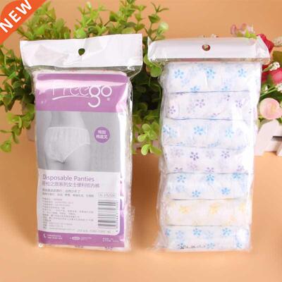 7PCS/Set Women Disposable Cotton Underwear Travelling Postpa