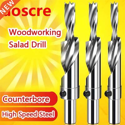 Woodworking Sld Drill 10mm Shnk High Speed Steel Flt-bot