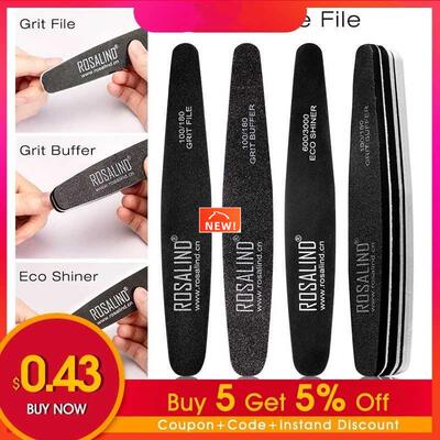 Nail File Nail Buffer Washable Grinding Polishing Sanding
