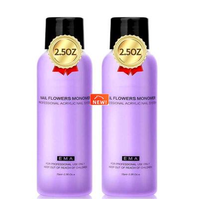 75ml/Bottle EMA Acrylic Liquid Monomer Crystal Nail