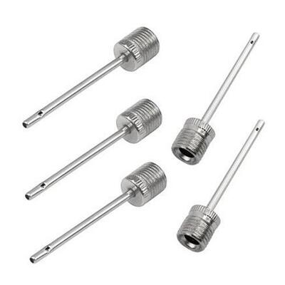 5X Football Basketball Soccer Ball Inflating Pump Needle Val