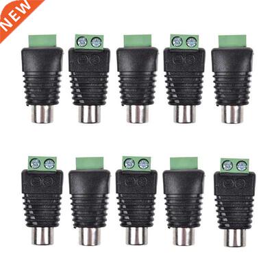 10 Pcs UTP Cat5/Cat6 Cable to AV RCA Female Jack Screw Termi