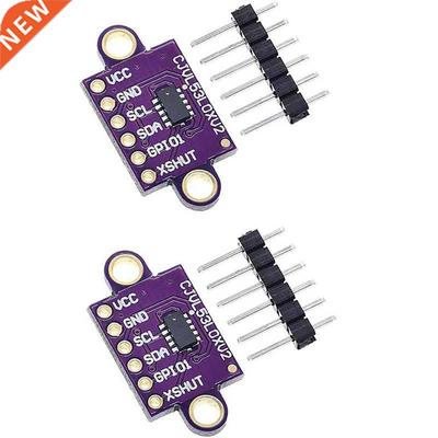 2Pcs VL5L0X Time-Of-Flight ToF Ranging Sensor Breakout 940N
