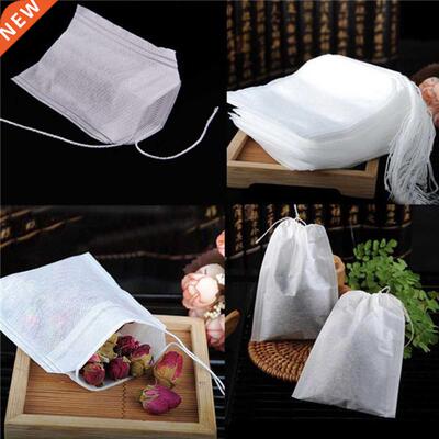 100Pcs/Lot Teabags 5.5 x 7CM Empty Scented Tea Bags With Str