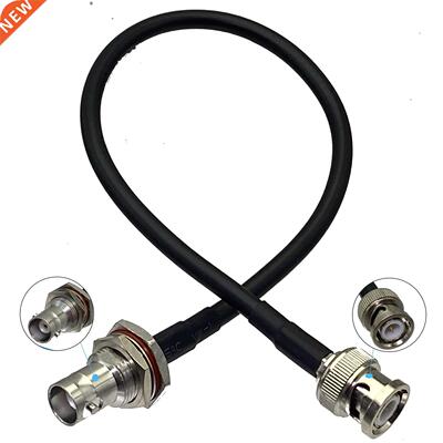 RG58 BNC Female jack Bulkhead to BNC Male plug Connector Cri